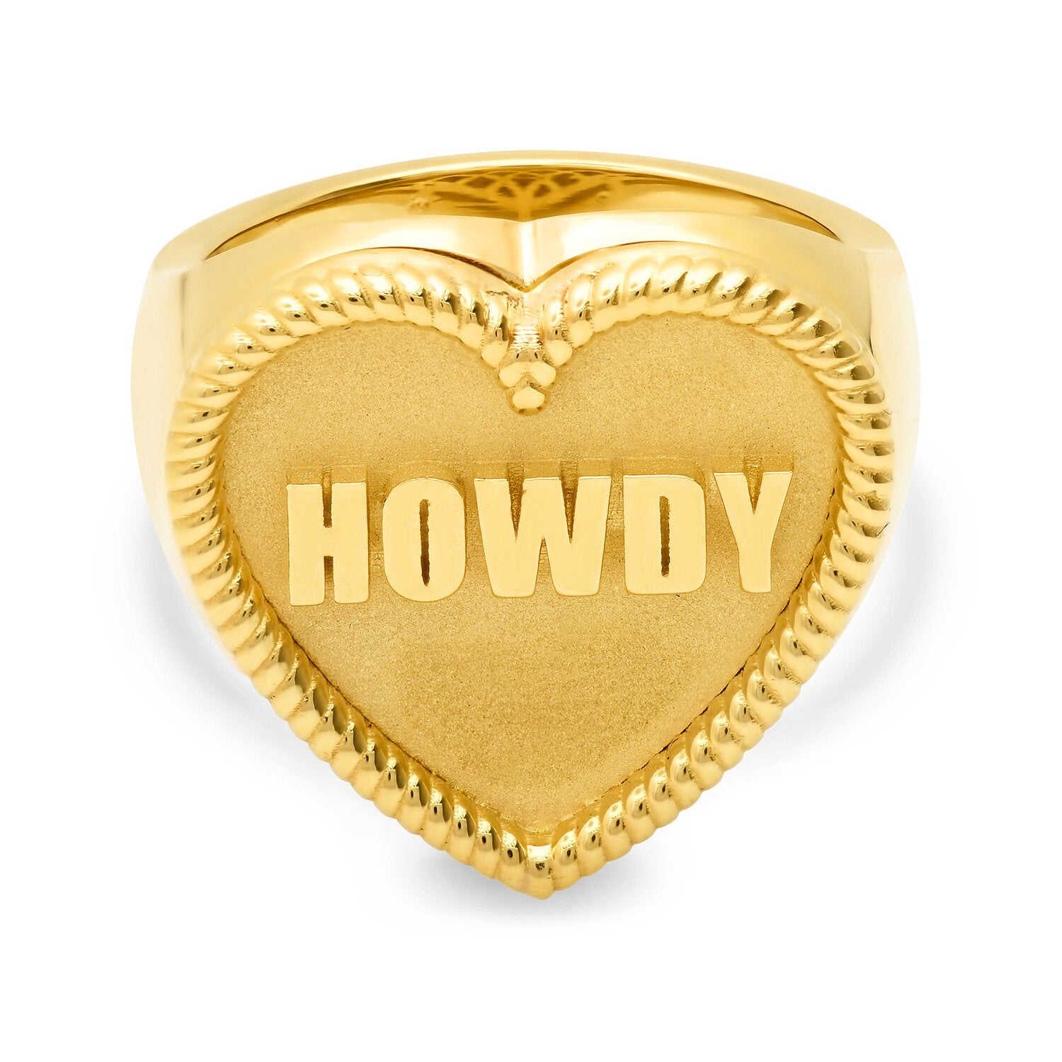 Howdy Heart Ring – Established Jewelry